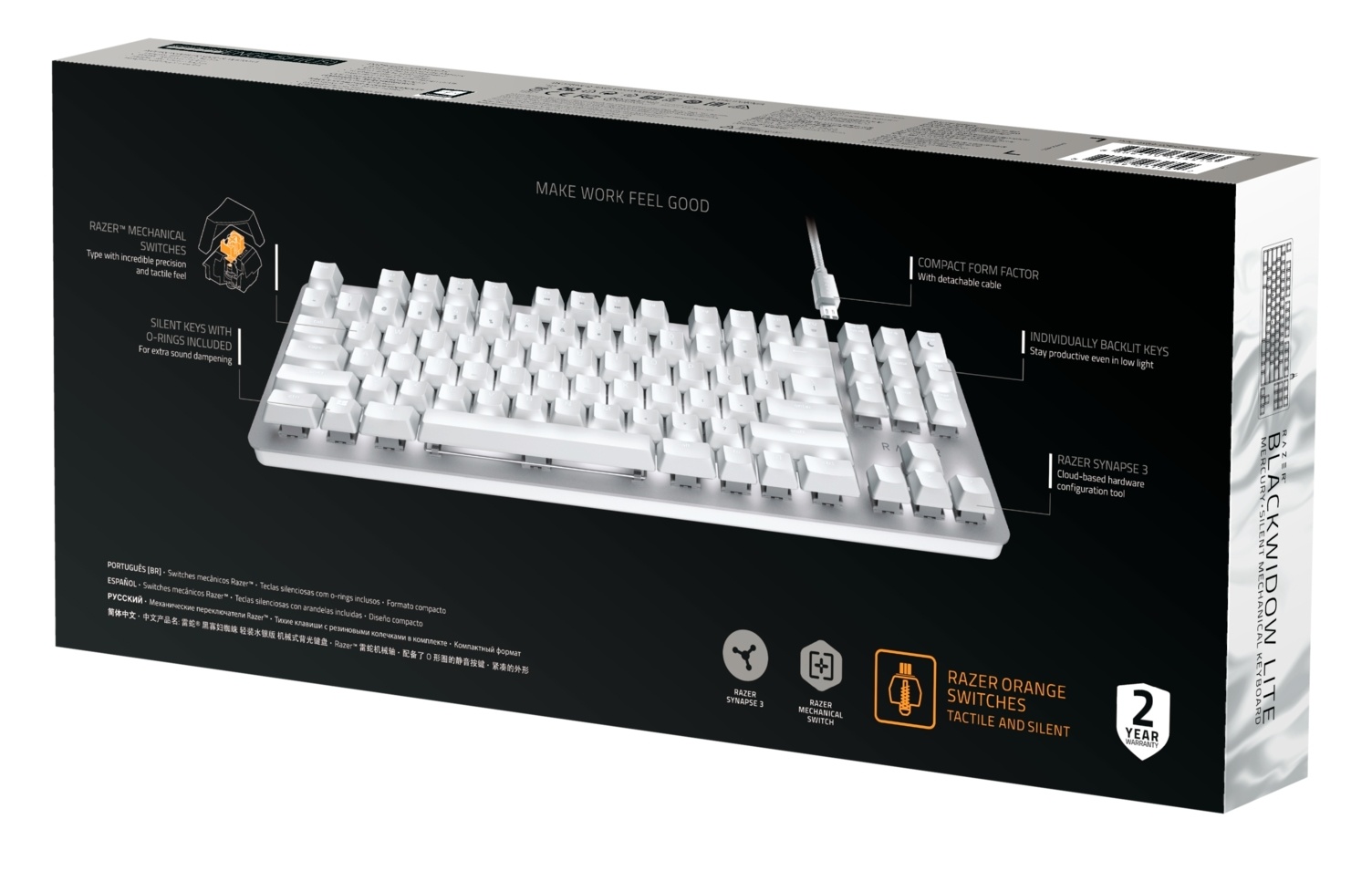 [REVIEW] Razer Blackwidow Lite Mercury: Gaming toetsenbord op kantoor