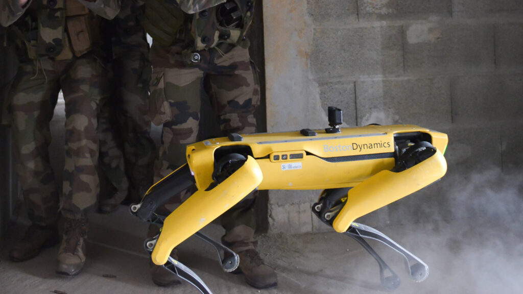 Boston Dynamics versterkt het Franse leger met viervoetige-terminator