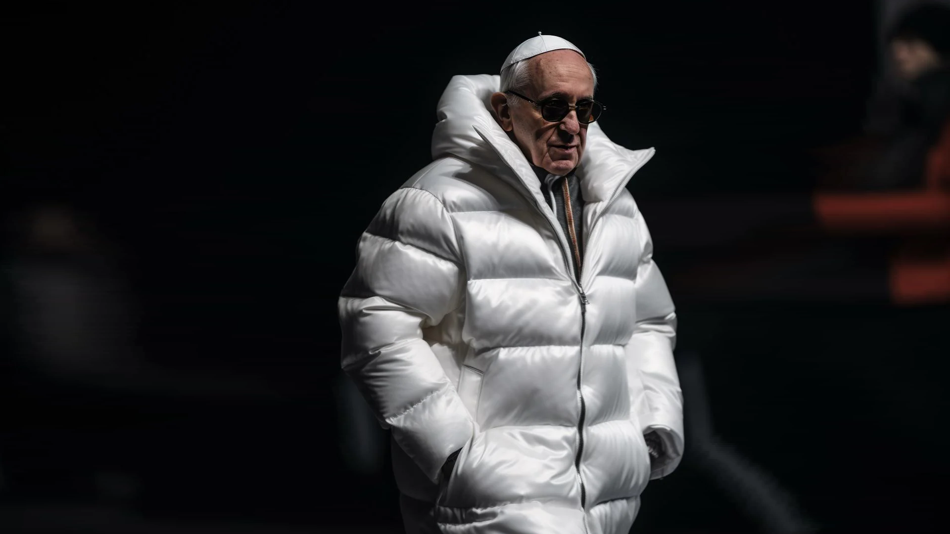 Gepimpte paus staat symbool voor onze bizarre toekomst met AI